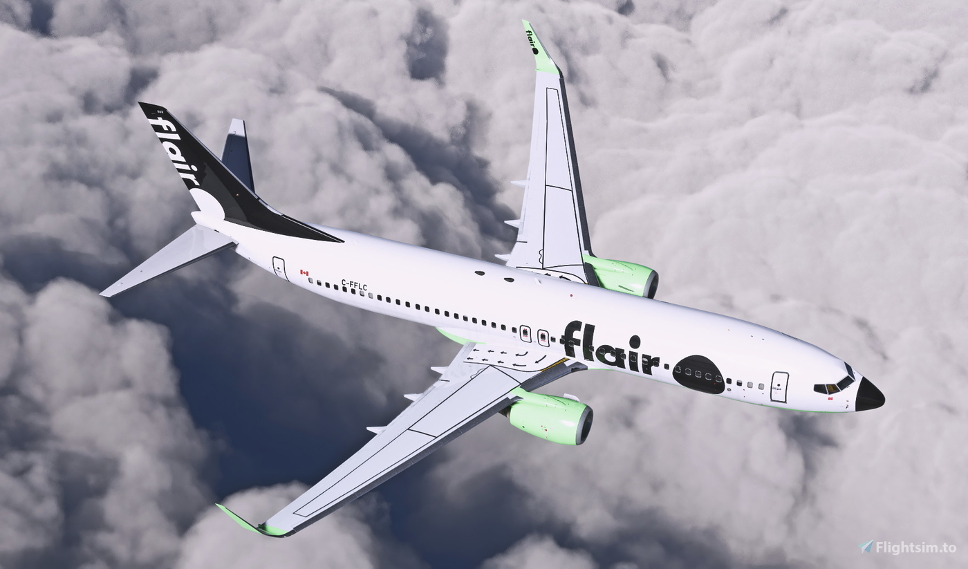 Flair Airlines C-FFLC - PMDG 737-800 for Microsoft Flight Simulator | MSFS