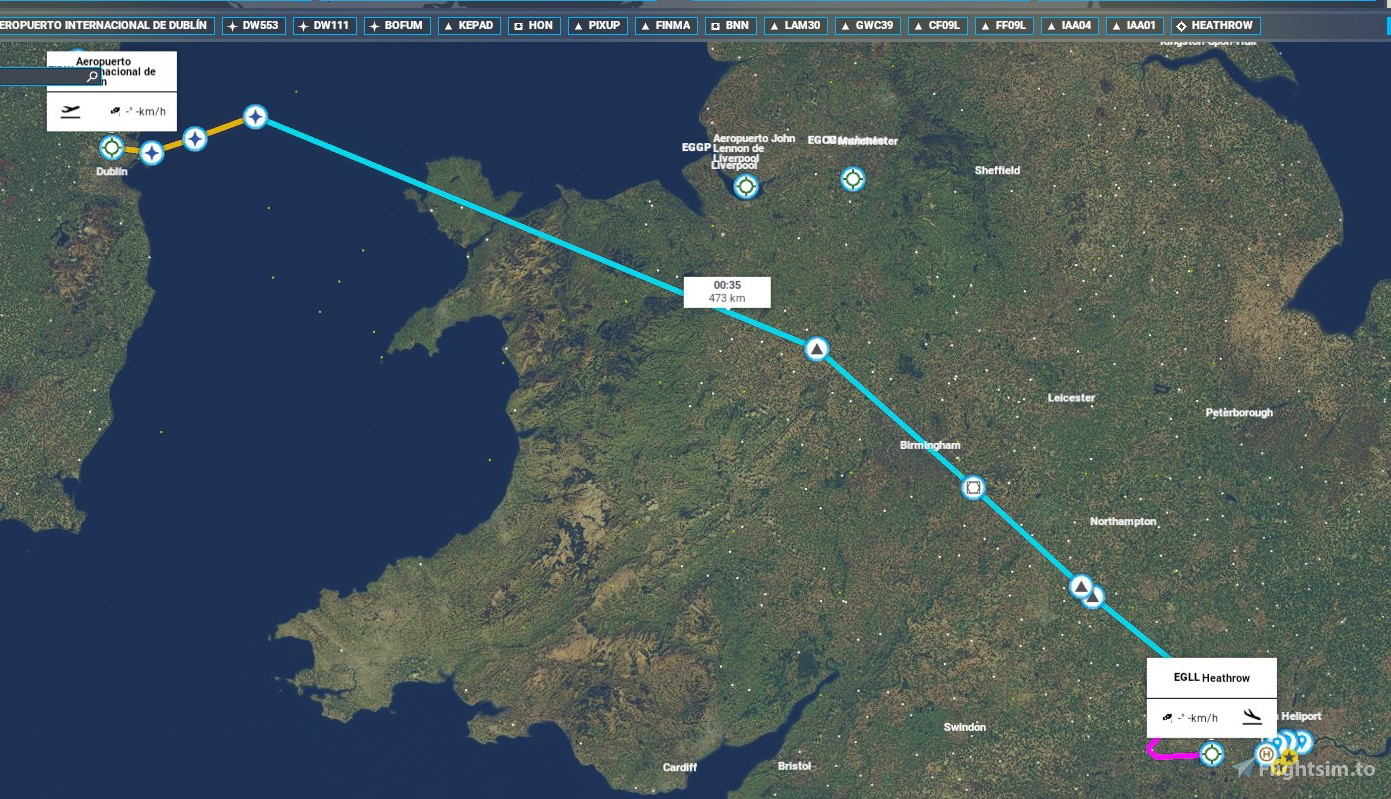 Flight Plans Pack (1 Hour) (Part II) for Microsoft Flight Simulator | MSFS
