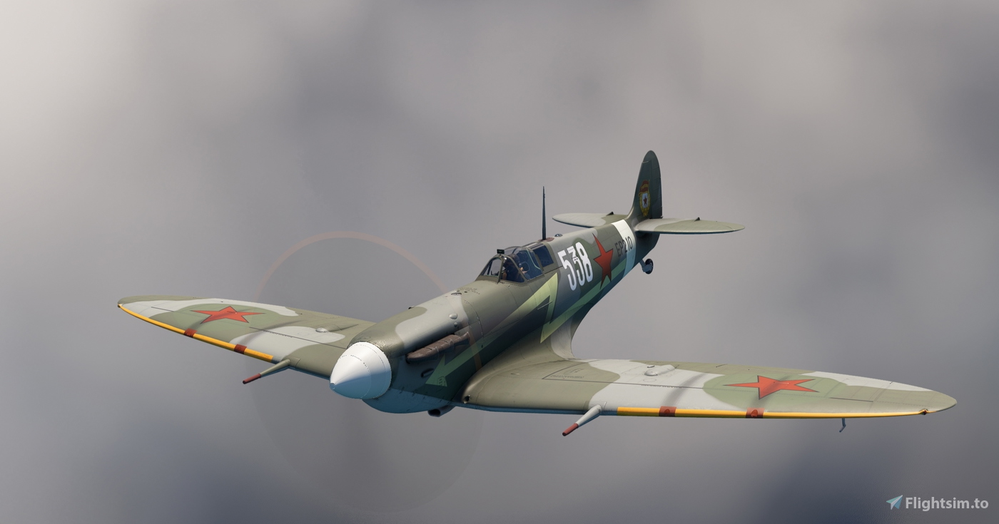 Flight Replicas Spitfire Mk.VB EP210 '538' for Microsoft Flight ...