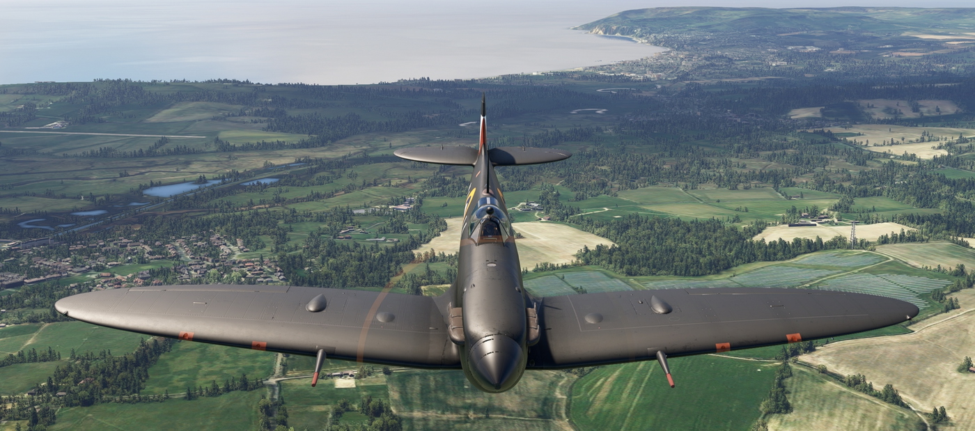 Flight Replicas Spitfire Vb W3848 Night Fighter for Microsoft Flight ...
