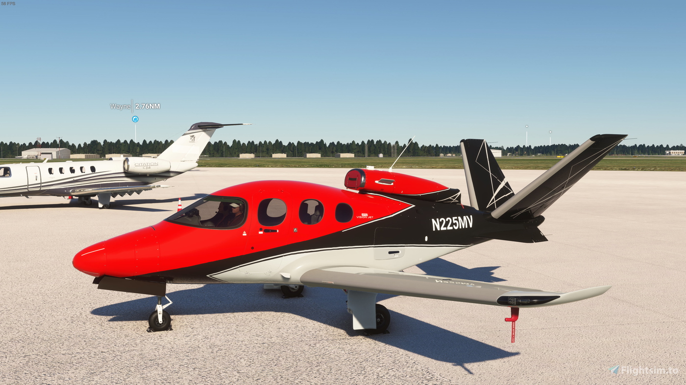 FlightFX Cirrus SF50 Vision Jet G2 N225MV for Microsoft Flight ...