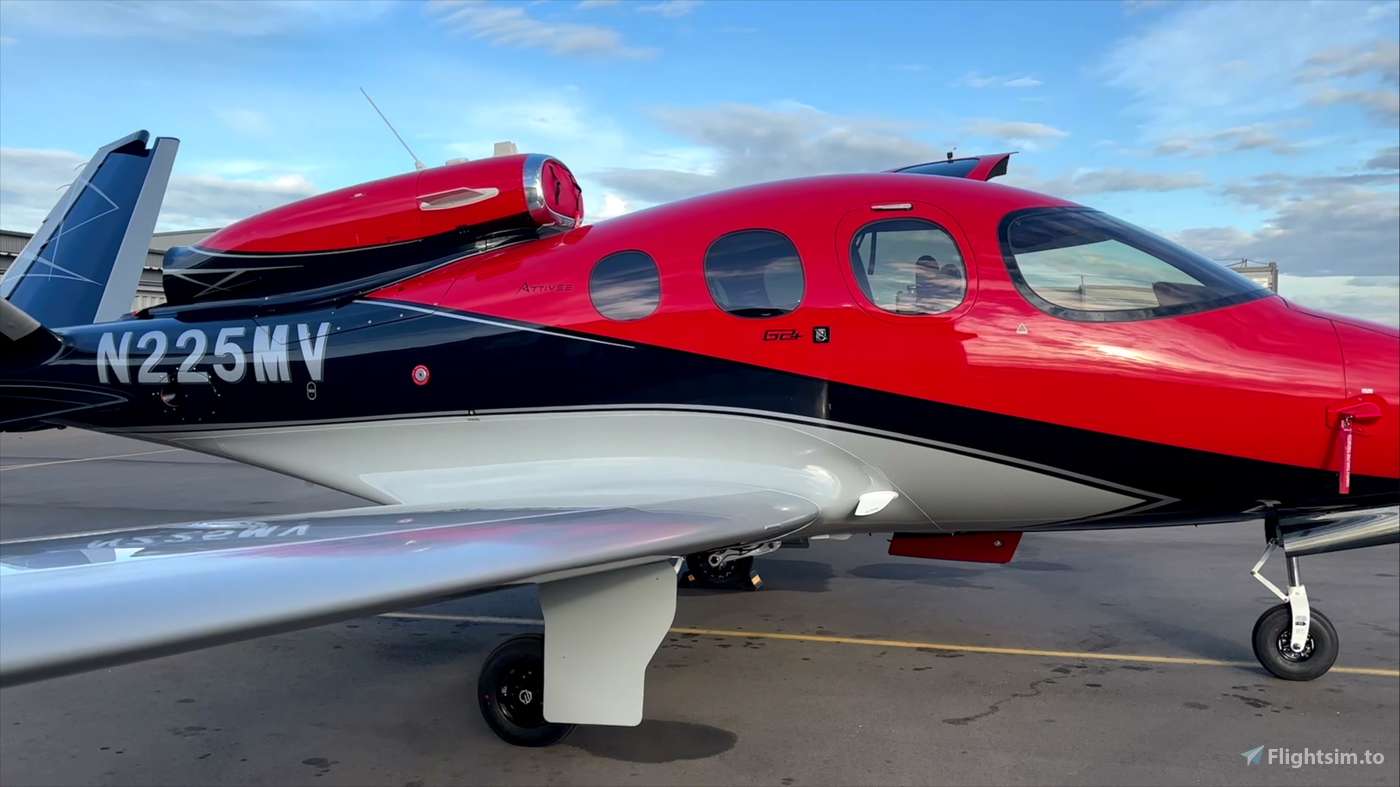FlightFX Cirrus SF50 Vision Jet G2 N225MV for Microsoft Flight ...