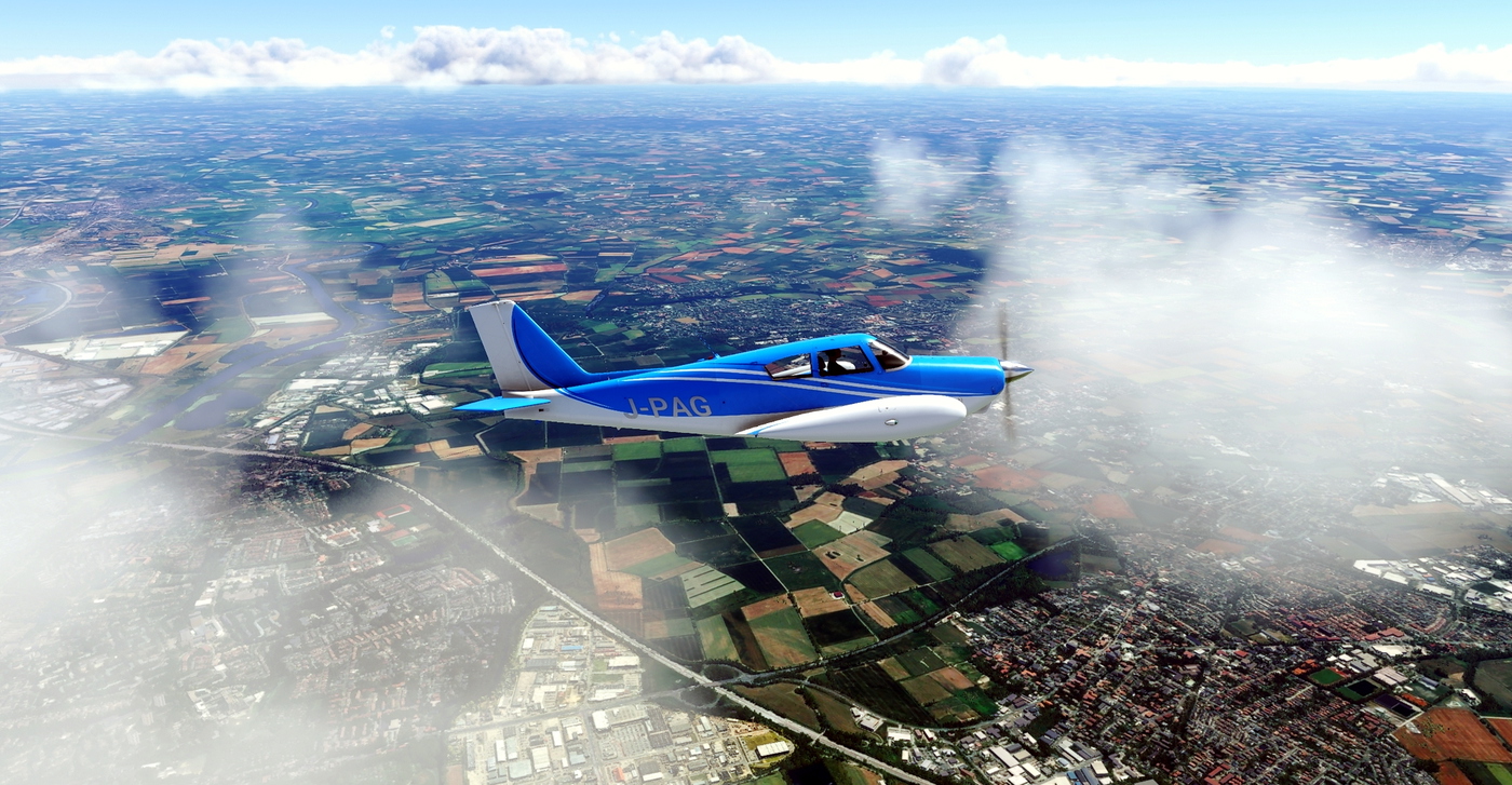 Flightsim Pictures Scott Livery for the A2A PA24-250Comanche Cust Reg の ...