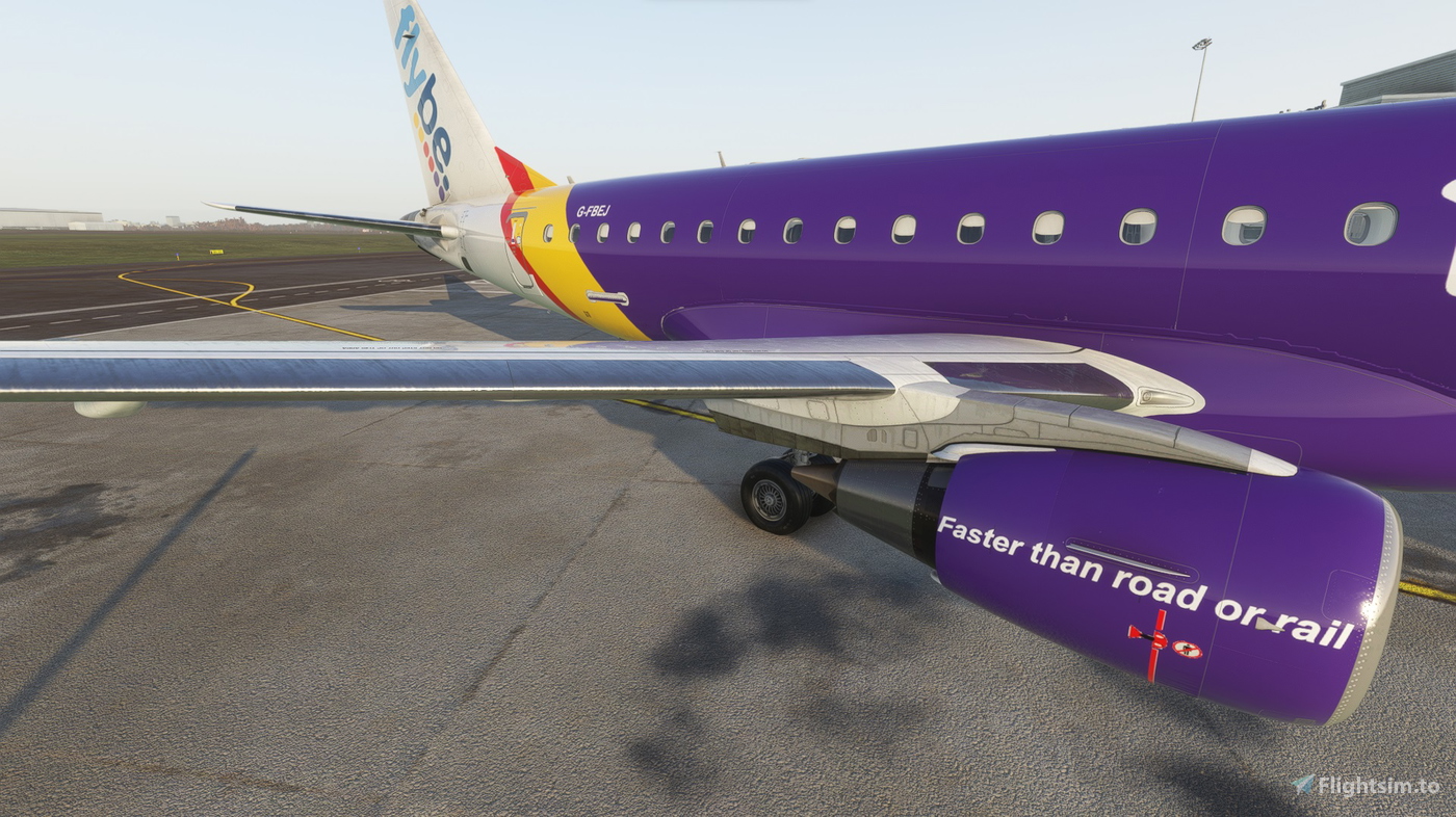 FlightSim Studio - E-Jets 175 Flybe Purple for Microsoft Flight ...