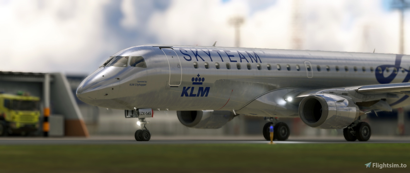 FlightSim Studio - E-Jets 190 KLM CITYHOPPER "SkyTeam" for Microsoft ...