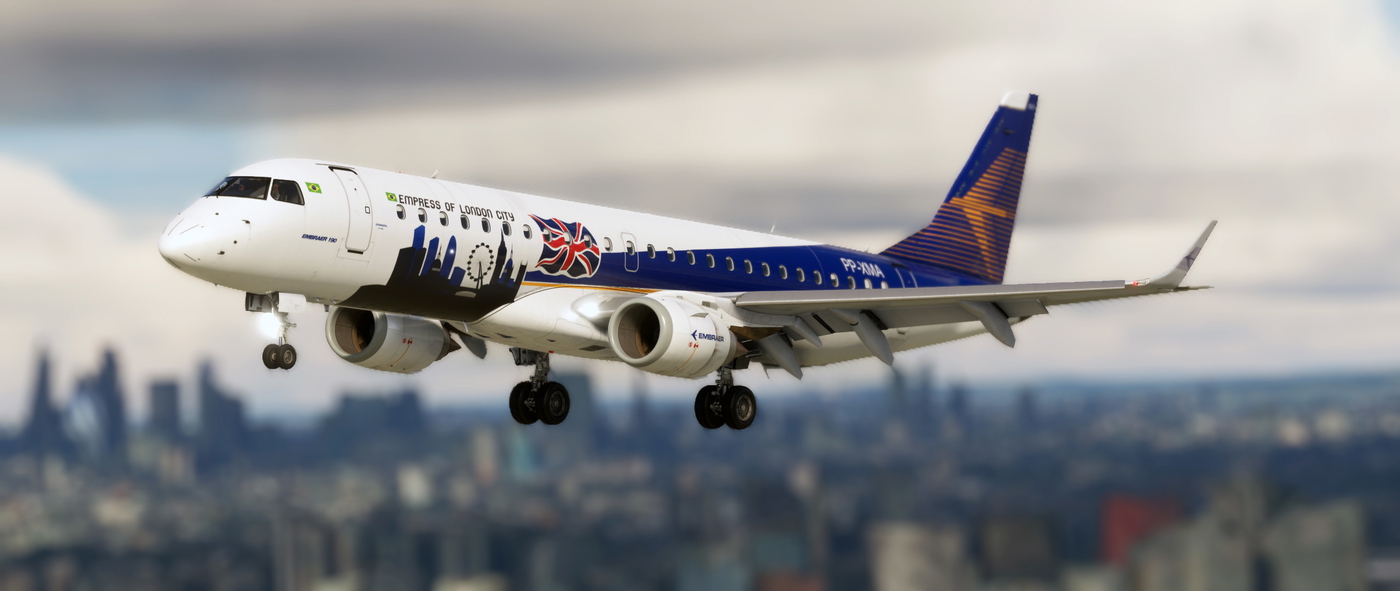 FlightSim Studio - E-Jets 190 MSN 0001 "Empress of London City" for ...