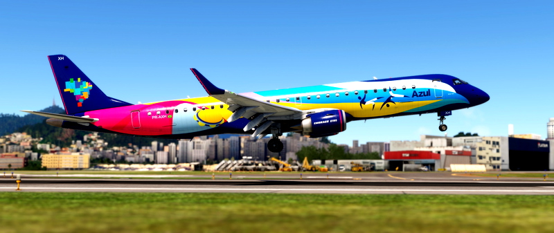 FlightSim Studio - E-Jets 195 Azul Brazilian Airlines PR-AXH "Verão ...