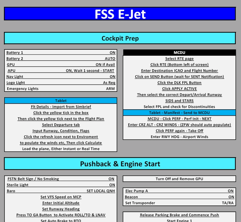 Checklists for Microsoft Flight Simulator | MSFS | Flightsim.to