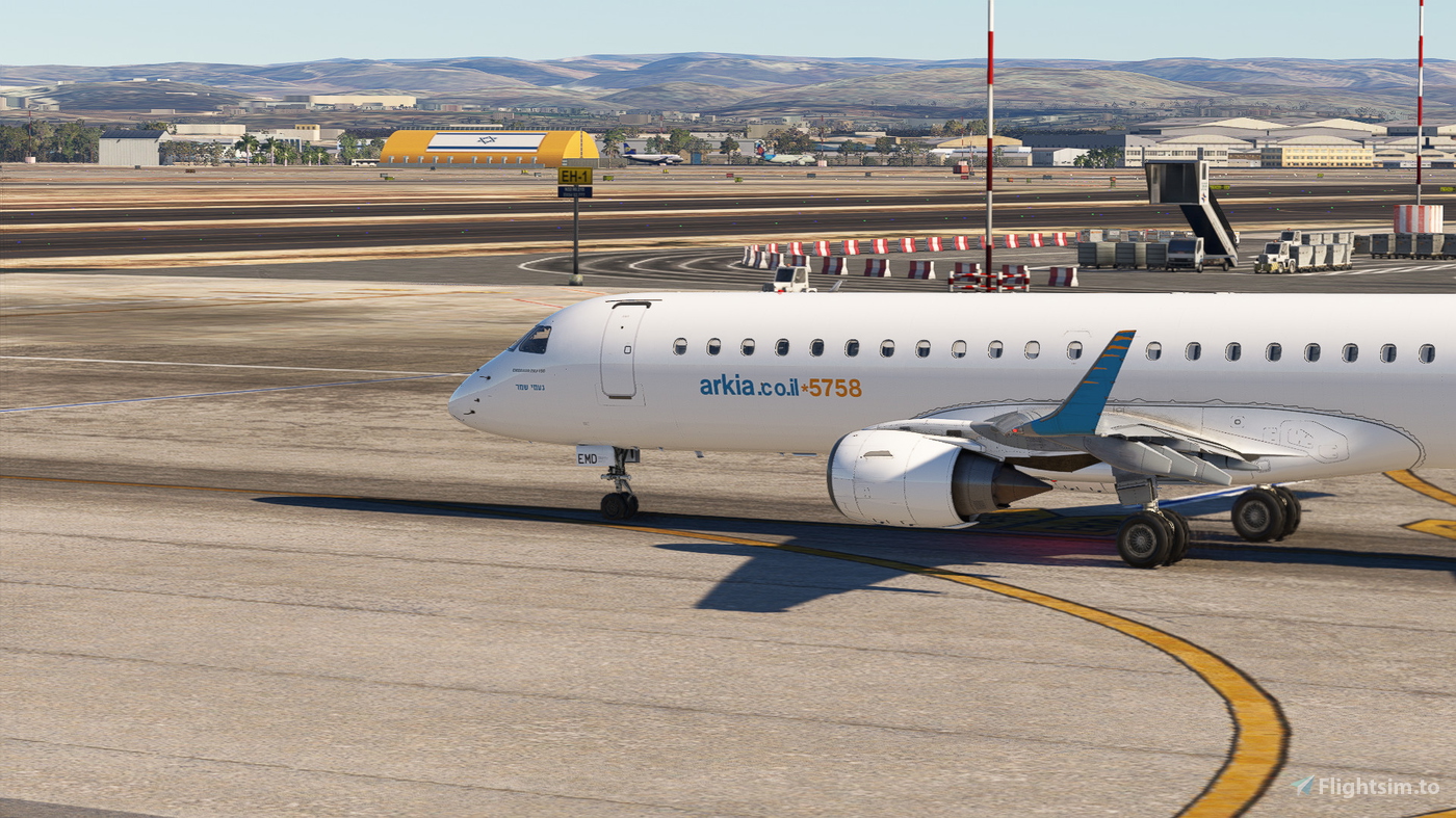 FlightSim Studios E190 Arkia Old Fleet Pack | Cabin Seats Textures | 4K ...