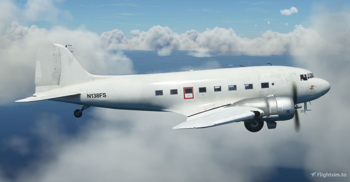 Florida Air Cargo N138FS (RetroFit and Classic) | Aeroplane Heaven DC-3 [4K] for Microsoft ...