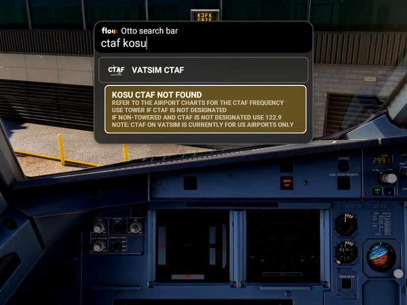 Flow VATSIM CTAF Lookup for Microsoft Flight Simulator | MSFS