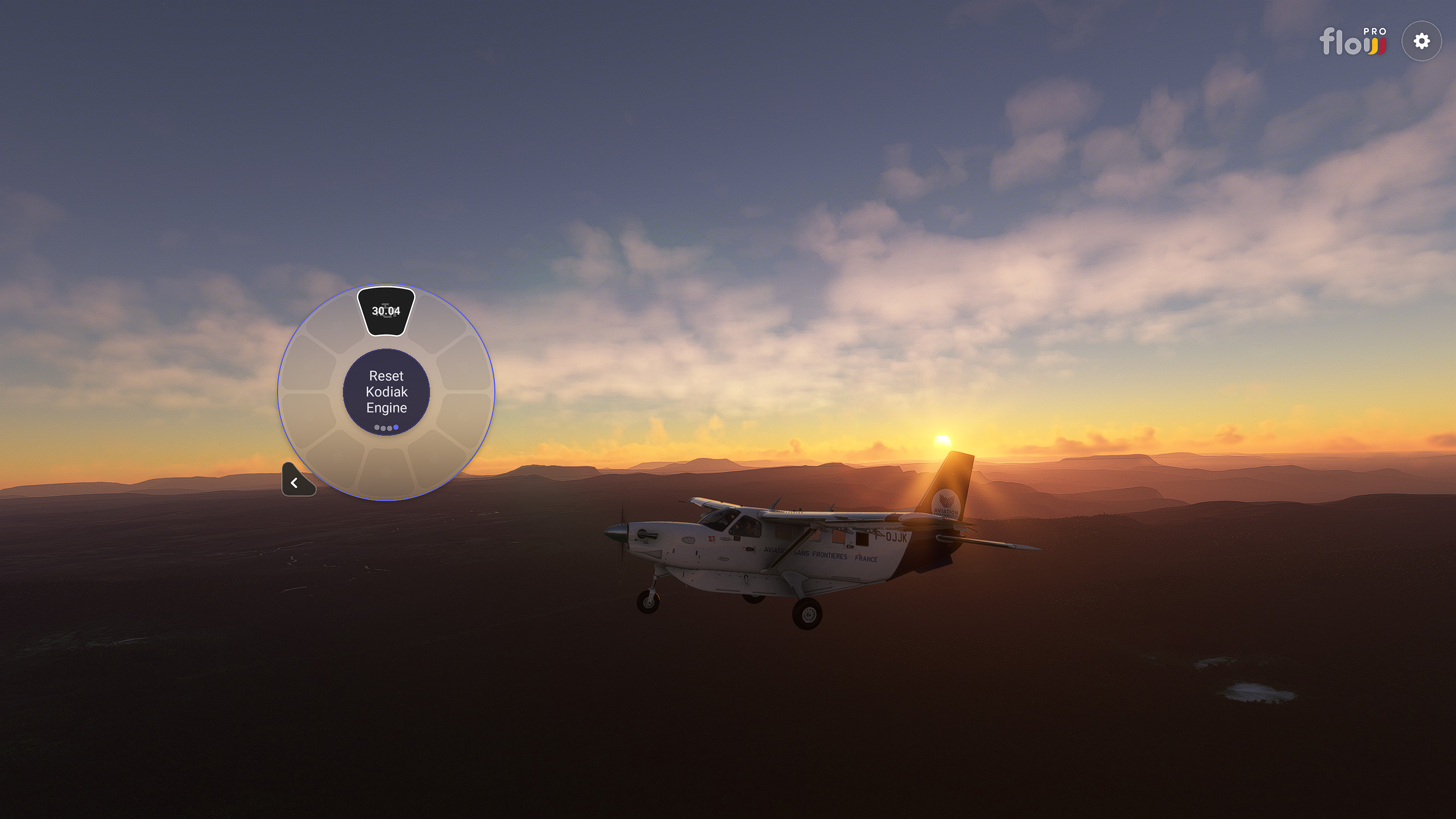 Flow Pro Widget - Reset Kodiak 100 Engine - MSFS Add-on - Flightsim.to