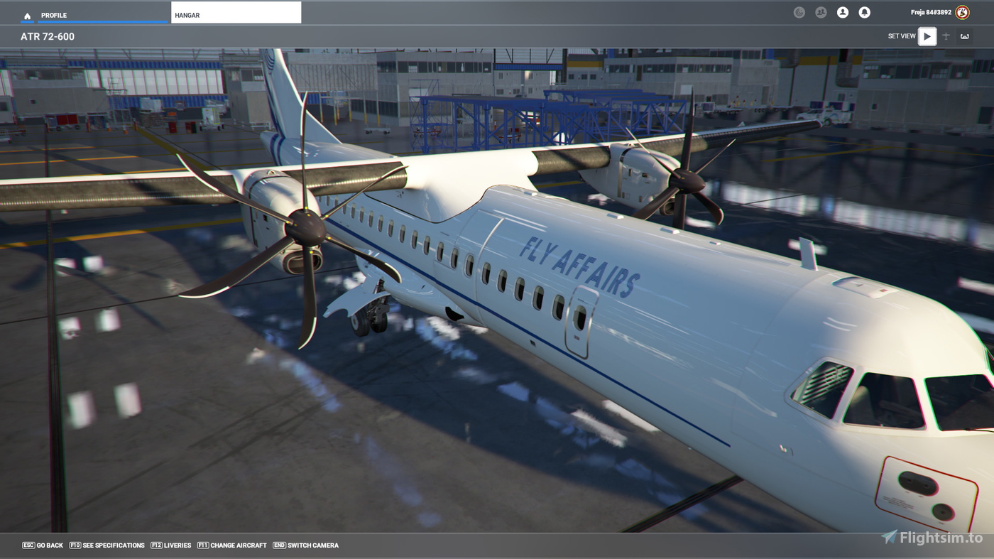Fly Affairs Virtual Airline ATR72-600 for Microsoft Flight Simulator | MSFS