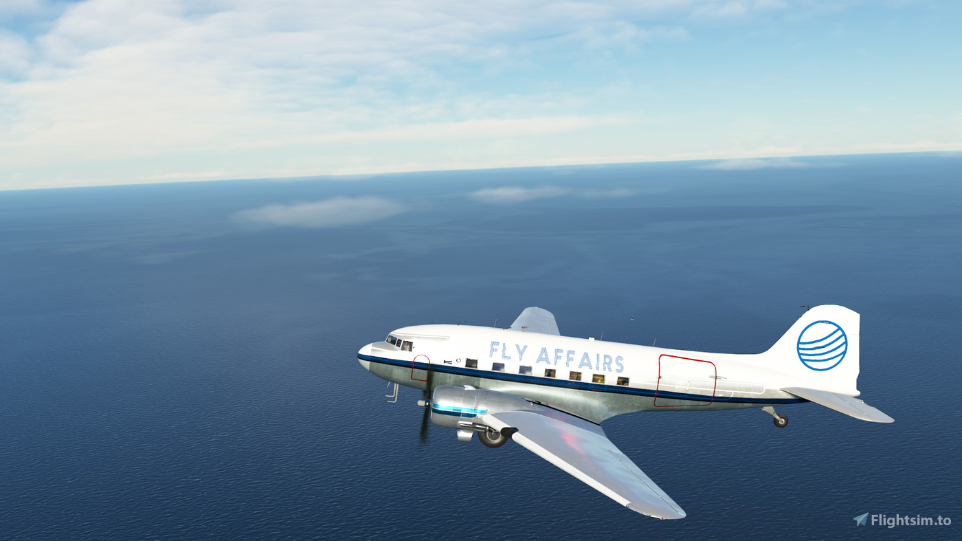 Fly Affairs Virtual Airline DC-3 (Retrofit) for Microsoft Flight Simulator | MSFS