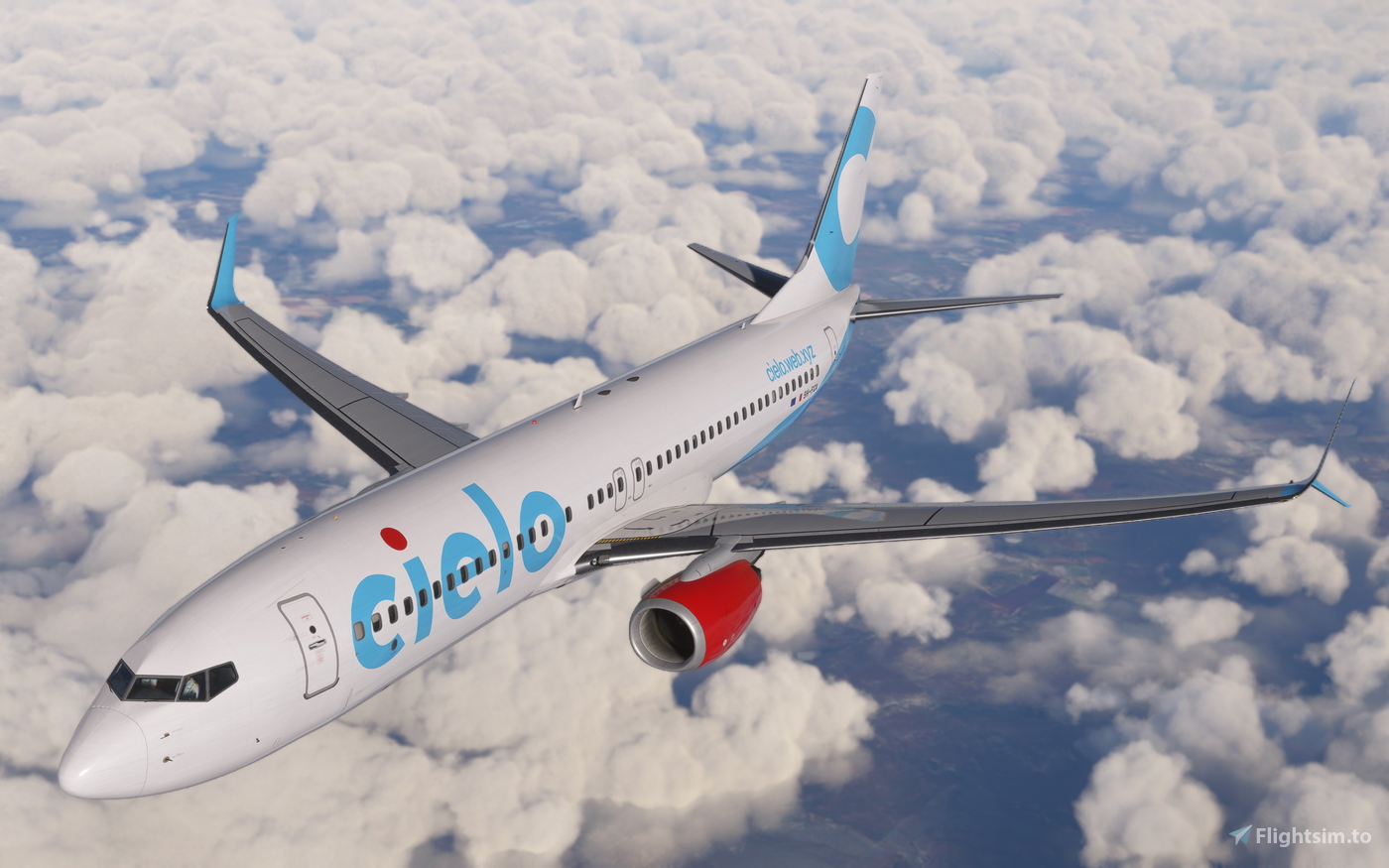 Fly Cielo Boeing 737-800 PMDG SSW 9H-FCA (Fictional) pour Microsoft ...