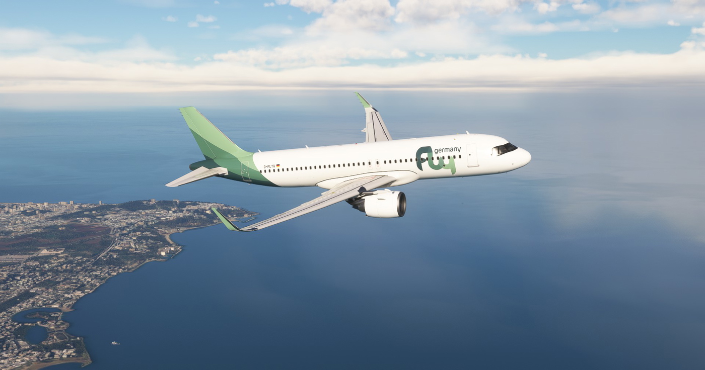 Fly Germany Asobo A320 Neo for Microsoft Flight Simulator | MSFS