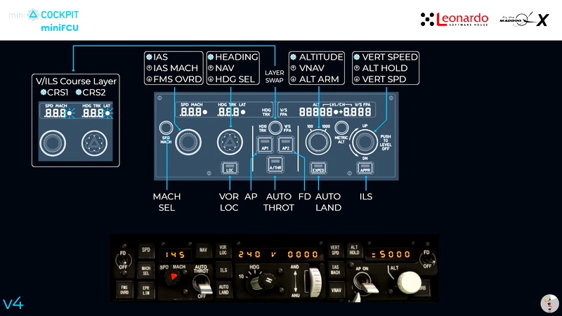 Fly the MADDOG X | MiniCockpit MiniFCU | MobiFlight Profile for ...