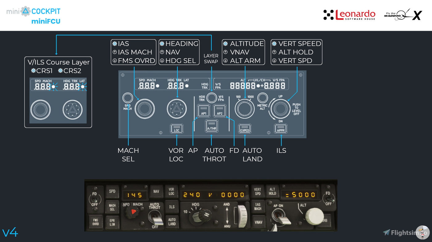 Fly the MADDOG X | MiniCockpit MiniFCU | MobiFlight Profile のために ...