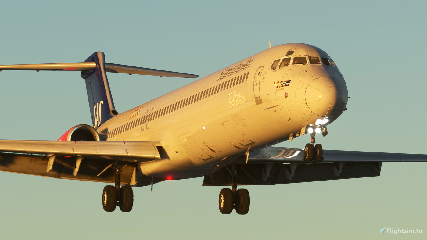 Fly The Maddog X — Scandinavian Airlines SAS MD-82 "SE-DMB" (8K) for ...