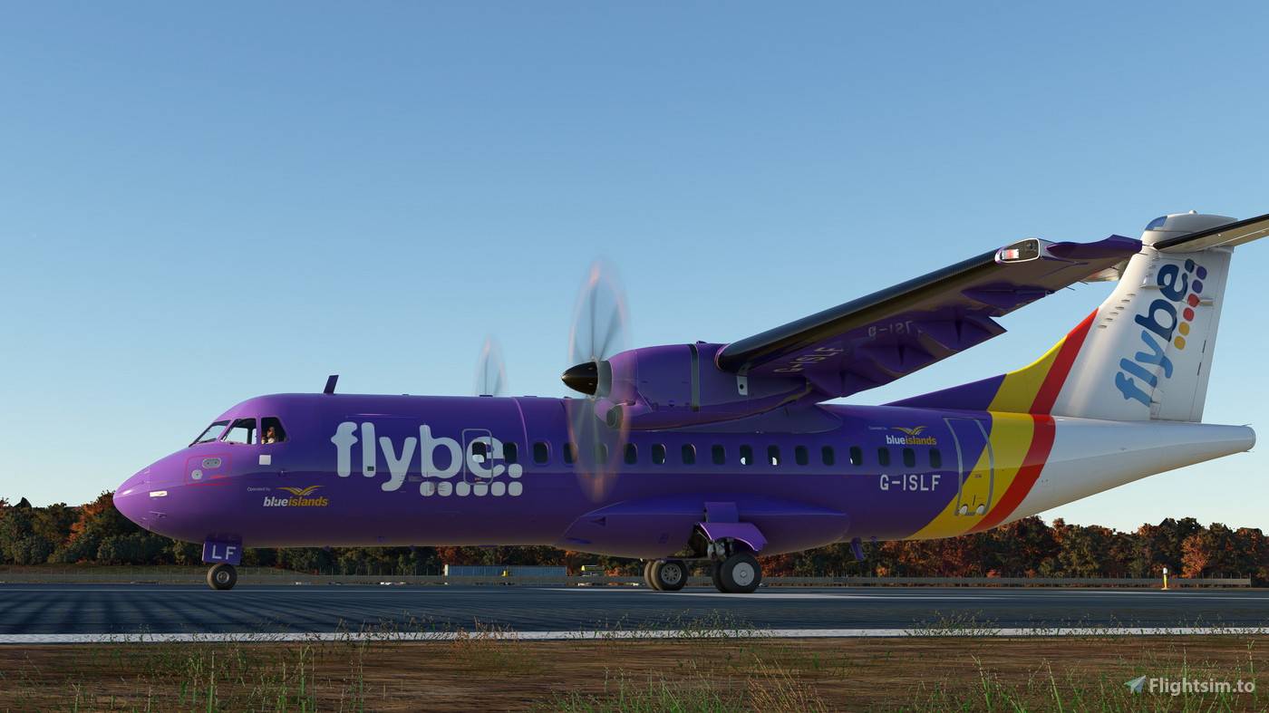 Flybe (Blue Islands) ATR 42-600 (G-ISLF) for Microsoft Flight Simulator ...