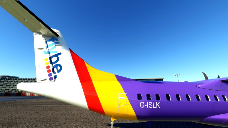 Flybe (Blue Islands) ATR 72-600 (G-ISLK) for Microsoft Flight Simulator ...