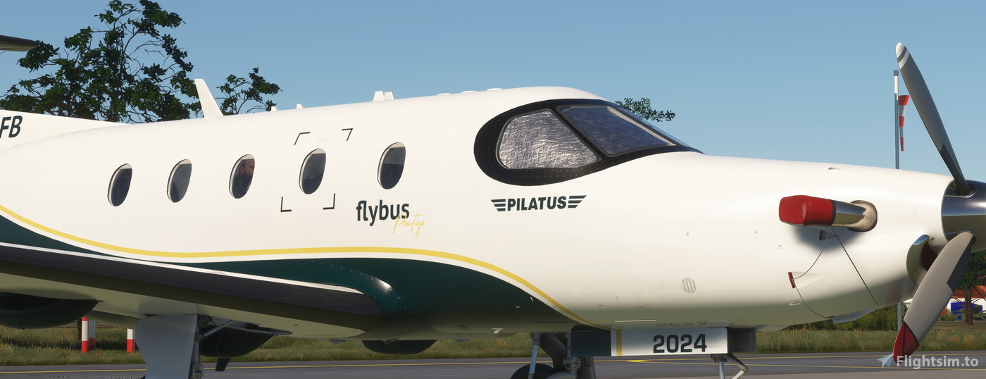 FlyBus PC-12 (SimWorks Sudios) for Microsoft Flight Simulator | MSFS