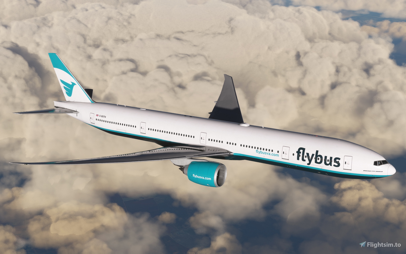 FlyBus Virtual Airlines [G-BGTN] PMDG B777-300ER for Microsoft Flight ...