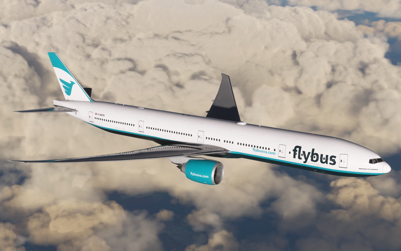 FlyBus Virtual Airlines [G-BGTN] PMDG B777-300ER for Microsoft Flight ...