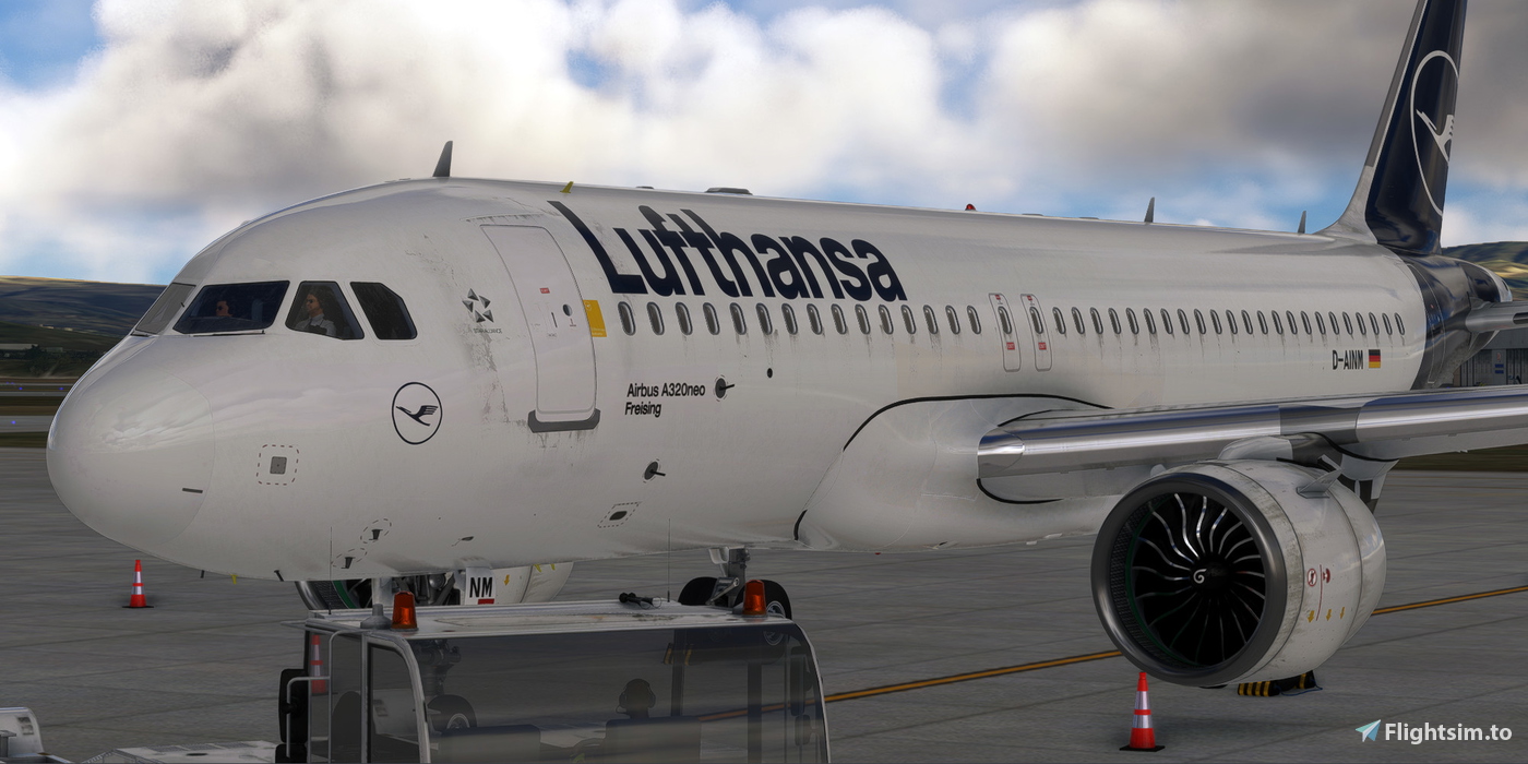 [A32NX] FlyByWire | Airbus A320neo Lufthansa D-AINM 8k Dirty - ONLY FOR ...
