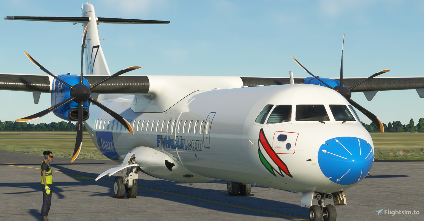 FlyHuAir #1haza Fictional Airline and Livery - Asobo ATR 72-600 pour ...