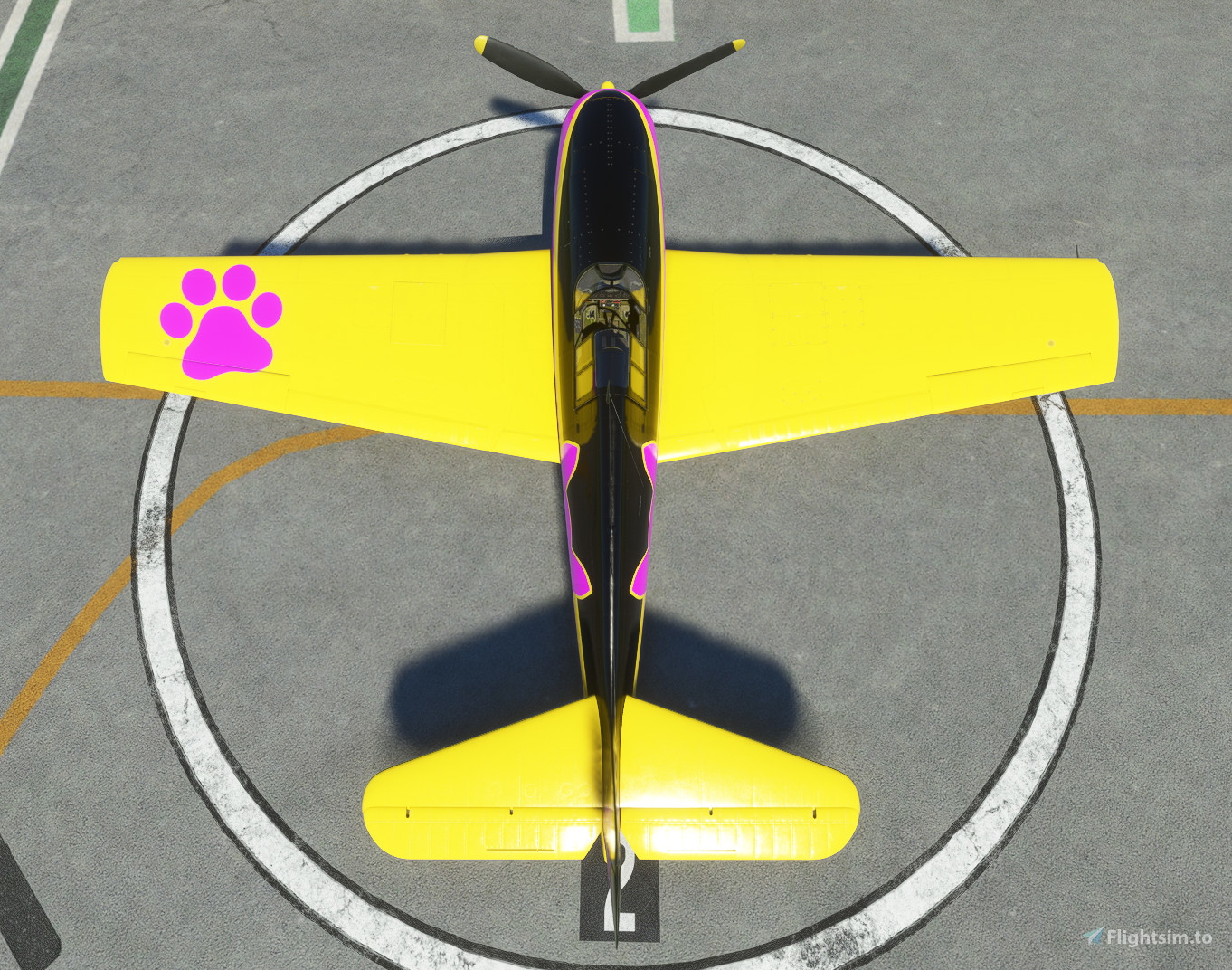 Flyingiron F6F Wildcat-Katblueflame Bush Edition for Microsoft Flight ...