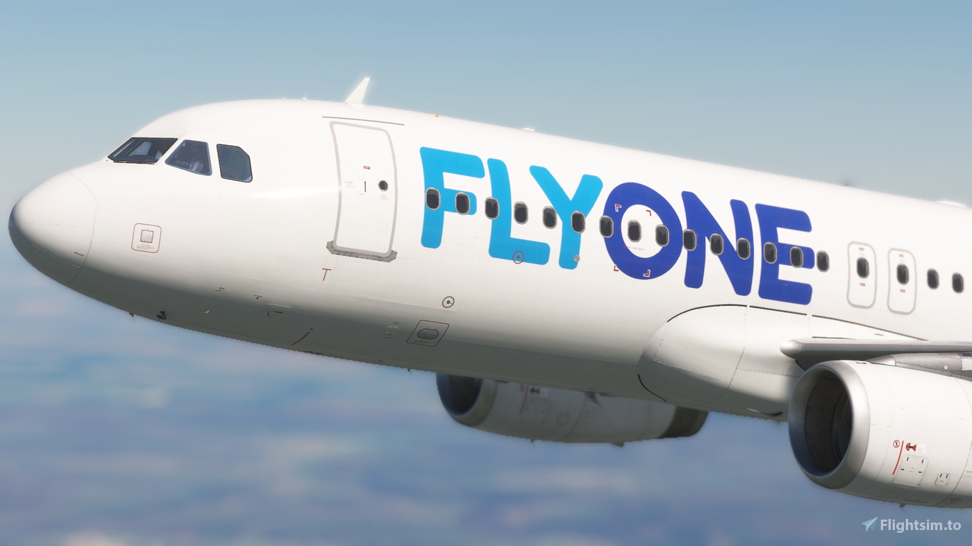 FlyOne (ER-00008) for Fenix a320 IAE para Microsoft Flight Simulator | MSFS