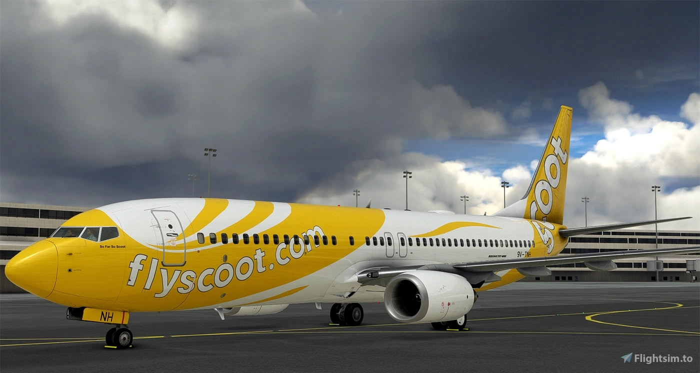 Flyscoot PMDG 737-800 for Microsoft Flight Simulator | MSFS