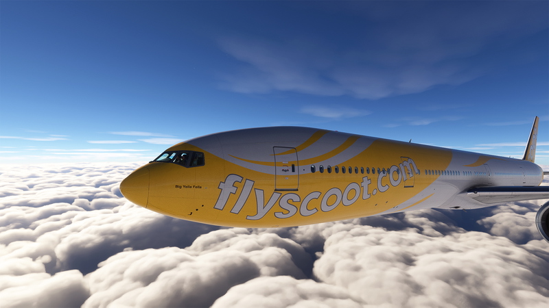 Flyscoot PMDG 777-300ER for Microsoft Flight Simulator | MSFS