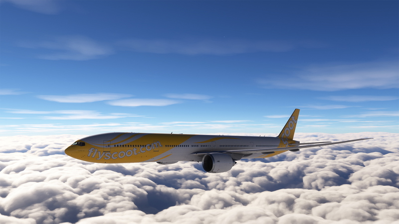 Flyscoot PMDG 777-300ER for Microsoft Flight Simulator | MSFS