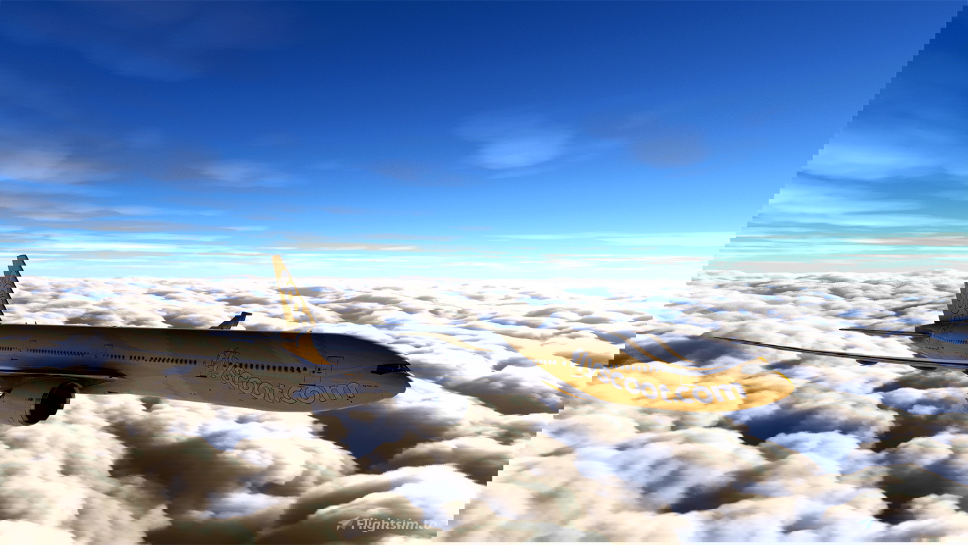 Flyscoot PMDG 777-300ER for Microsoft Flight Simulator | MSFS