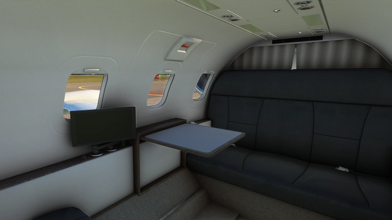 Flysimware - Learjet 35A - Refurbished Grey Interior for Microsoft ...