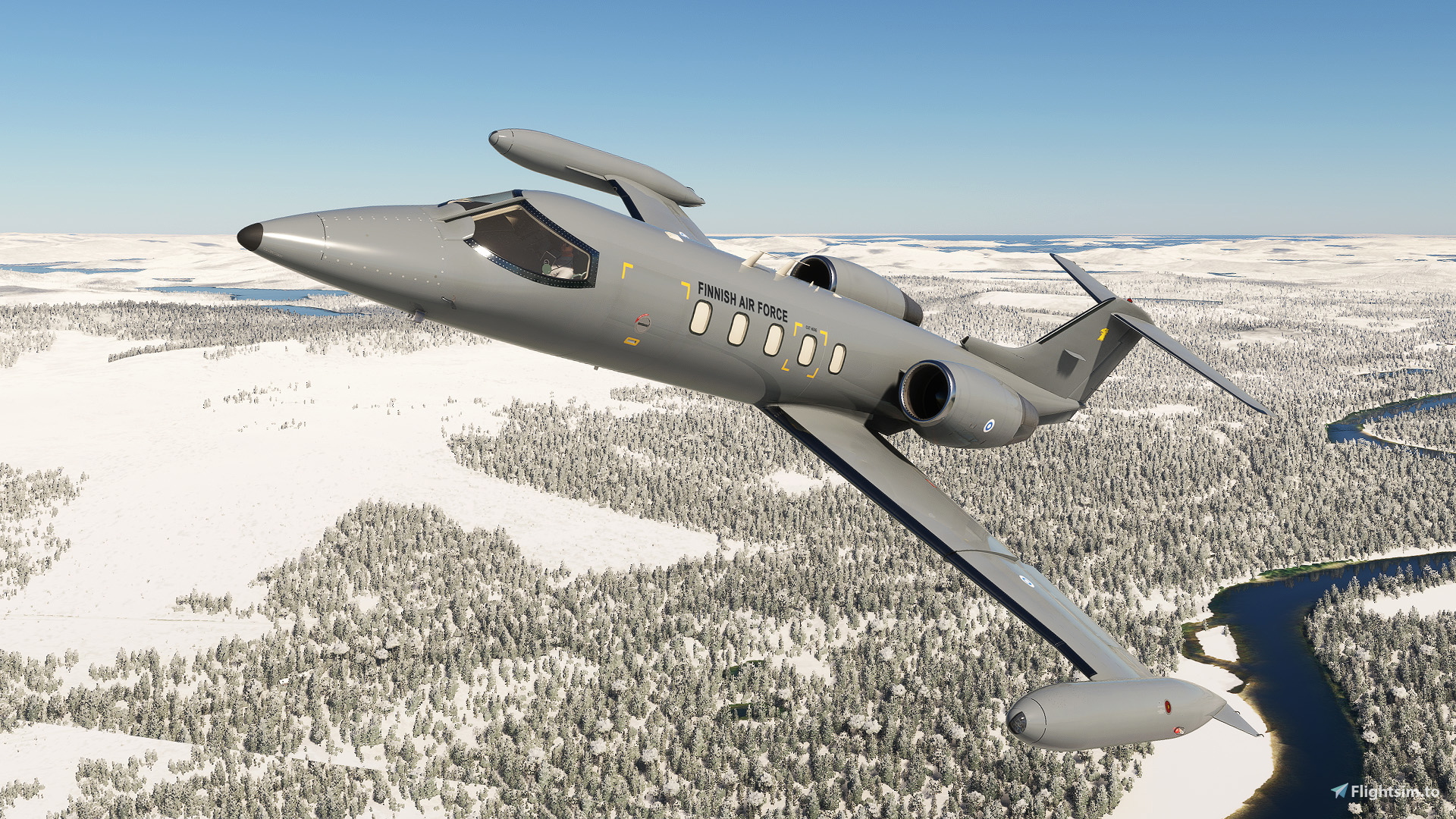 Flysimware Learjet 35A - Finnish Air Force - MSFS Add-on - Flightsim.to