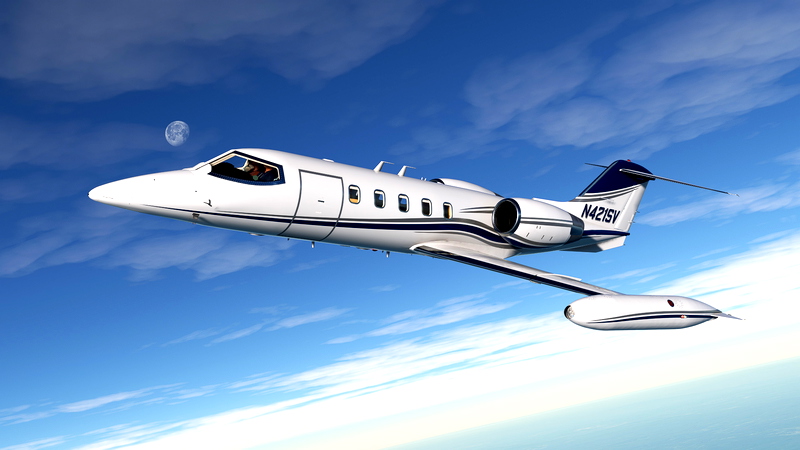 Flysimware Learjet 35A - N421SV for Microsoft Flight Simulator | MSFS