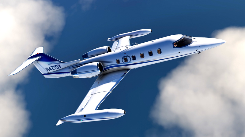 Flysimware Learjet 35A - N421SV for Microsoft Flight Simulator | MSFS