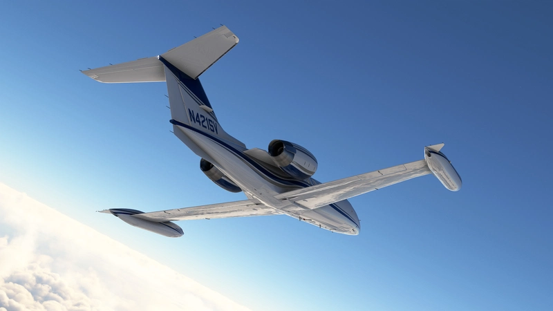 Flysimware Learjet 35A - N421SV for Microsoft Flight Simulator | MSFS