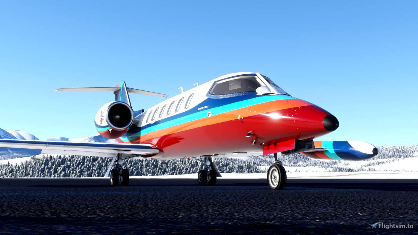 Flysimware Learjet 35A | Windstar Aviation N31WS för Microsoft Flight ...