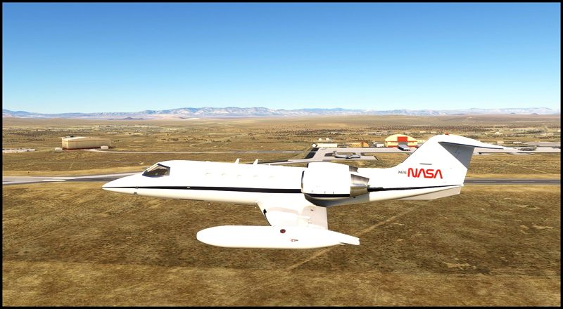 Flysimware LEARJET 35A NASA Edwards AFB N616 for Microsoft Flight ...
