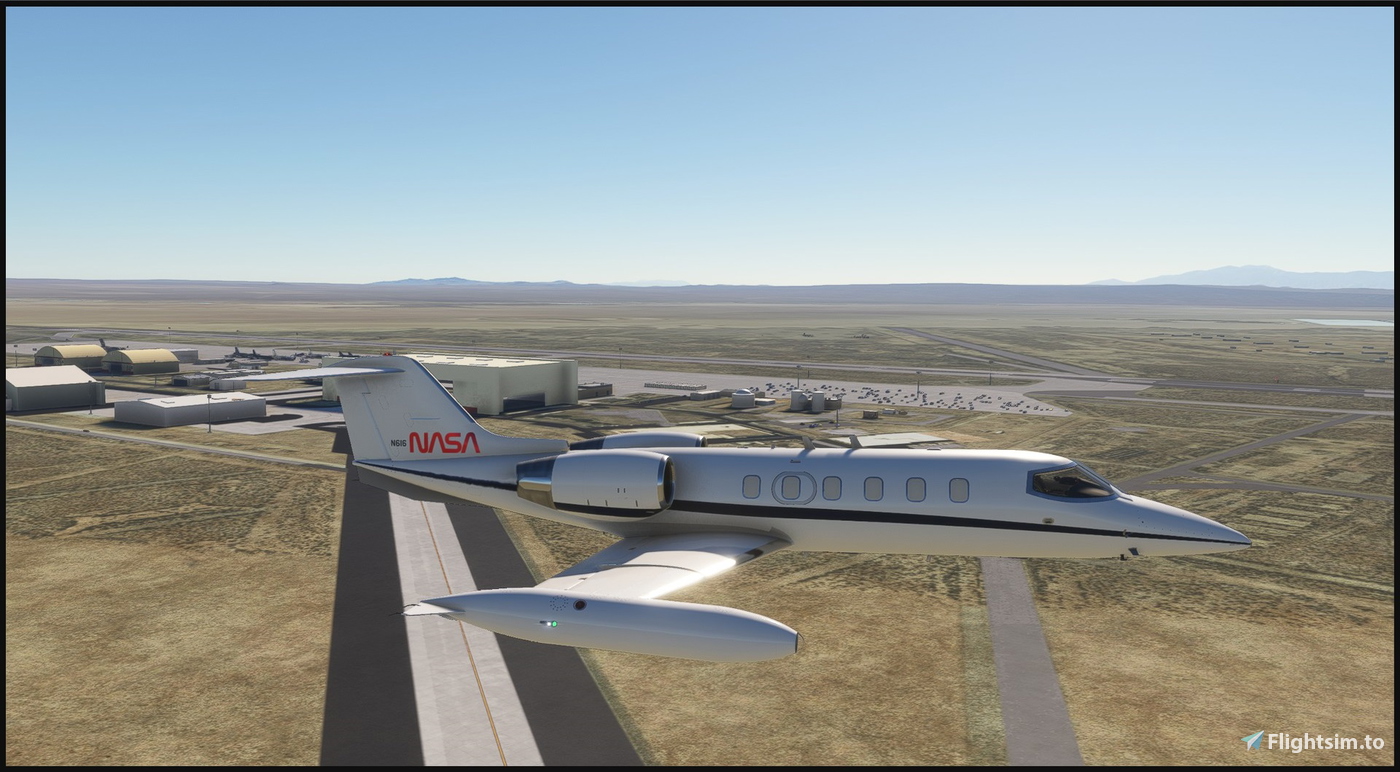 Flysimware LEARJET 35A NASA Edwards AFB N616 for Microsoft Flight ...