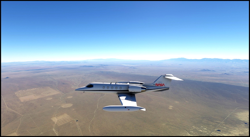 Flysimware LEARJET 35A NASA Edwards AFB N616 for Microsoft Flight ...