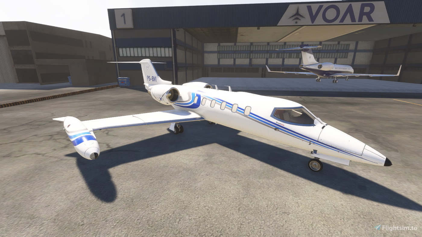 Flysimware Learjet 35A PS-BVI Brasil Vida Taxi Aereo 2023 Livery for ...