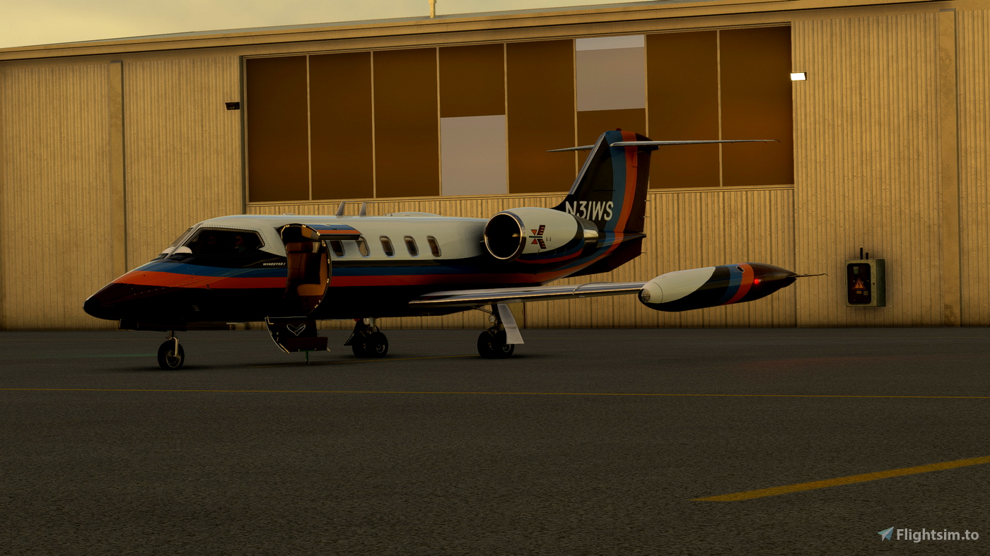 Flysimware Learjet 35A | Windstar Aviation N31WS pour Microsoft Flight ...
