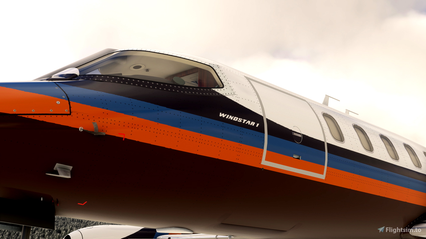 Flysimware Learjet 35A | Windstar Aviation N31WS for Microsoft Flight ...