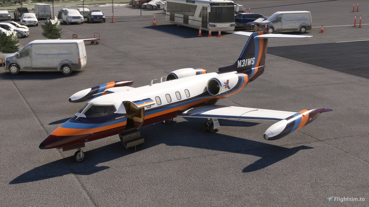 Flysimware Learjet 35A | Windstar Aviation N31WS for Microsoft Flight ...