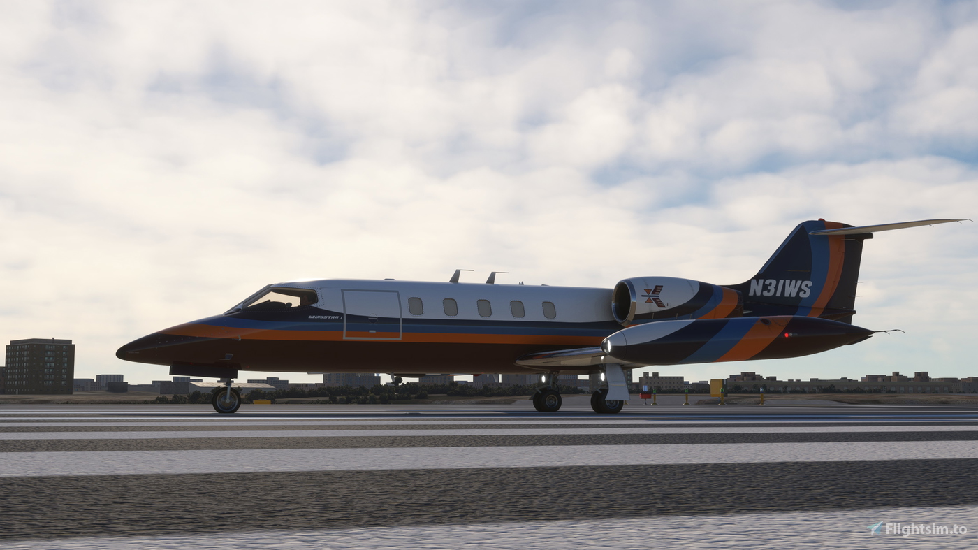Flysimware Learjet 35A | Windstar Aviation N31WS for Microsoft Flight ...